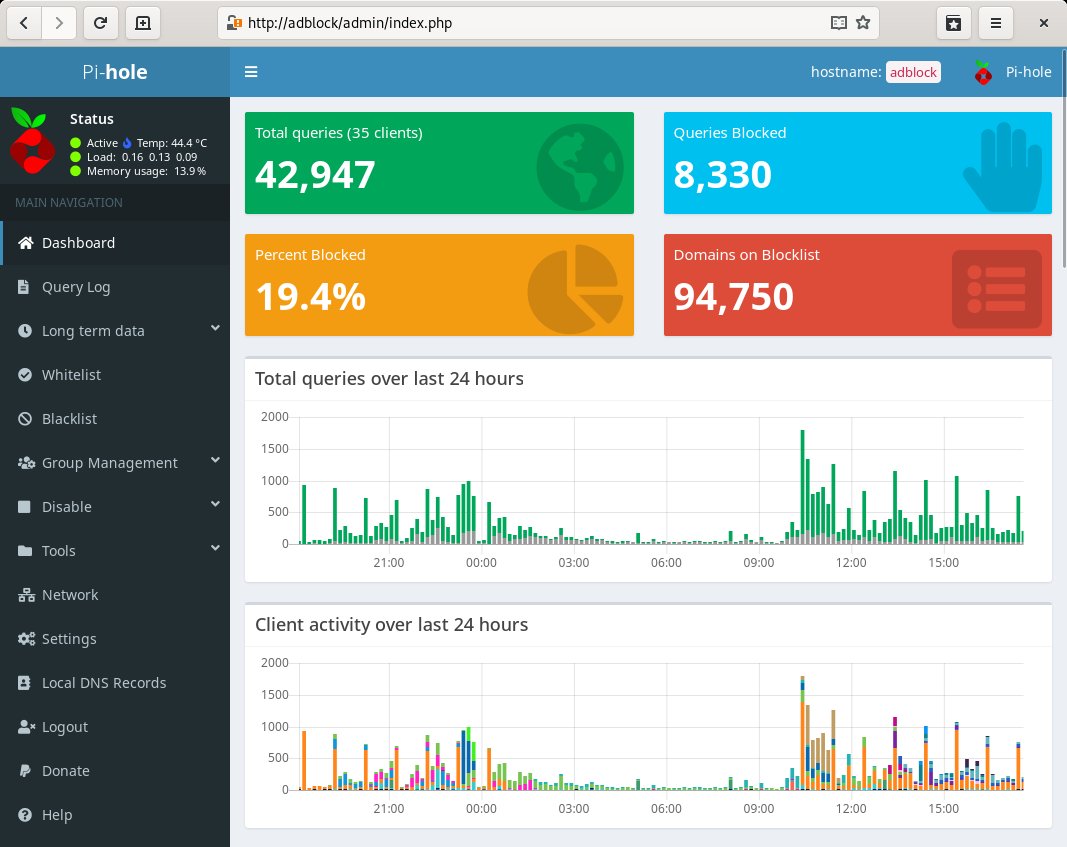 Pi-hole 5 erweitert den Adblocker und Pro-Client-Filter - Raspberry Pi Geek