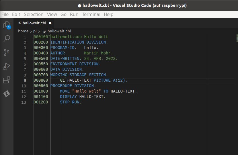 Mit COBOL-Programmen auf dem Raspberry Pi arbeiten - Raspberry Pi Geek